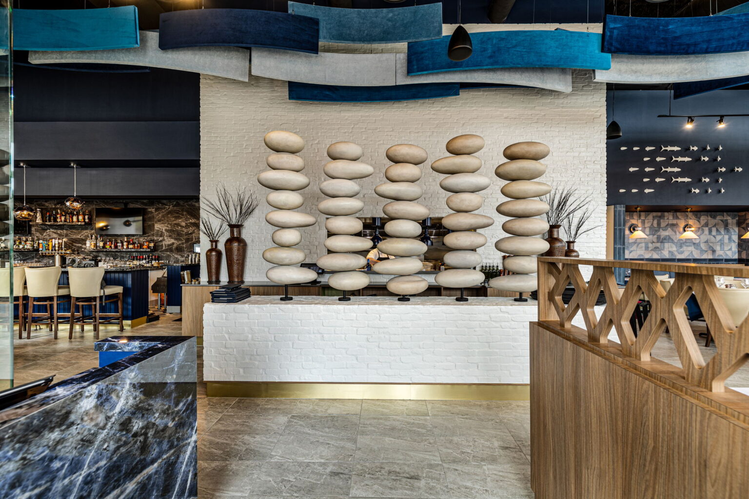 Azzurro Italian Coastal Cuisine - The Woodlands | Construction Concepts